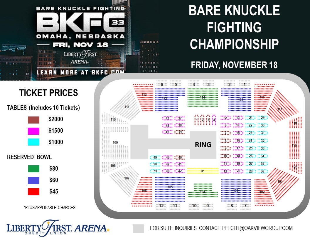 Bare Knuckle Fighting Championship | Liberty First Credit Union Arena
