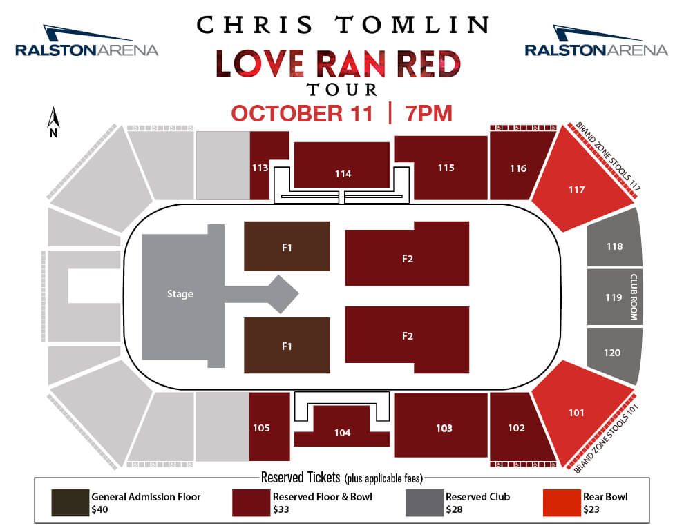 CHRIS TOMLIN: LOVE RAN RED TOUR | Liberty First Credit Union Arena